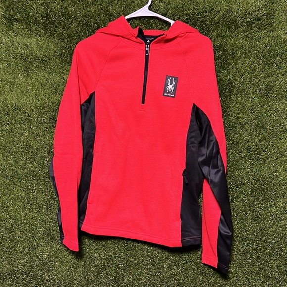 Spyder | Sweaters | Spyder Boundless Half Zip Fleece Hoodie | Poshmark